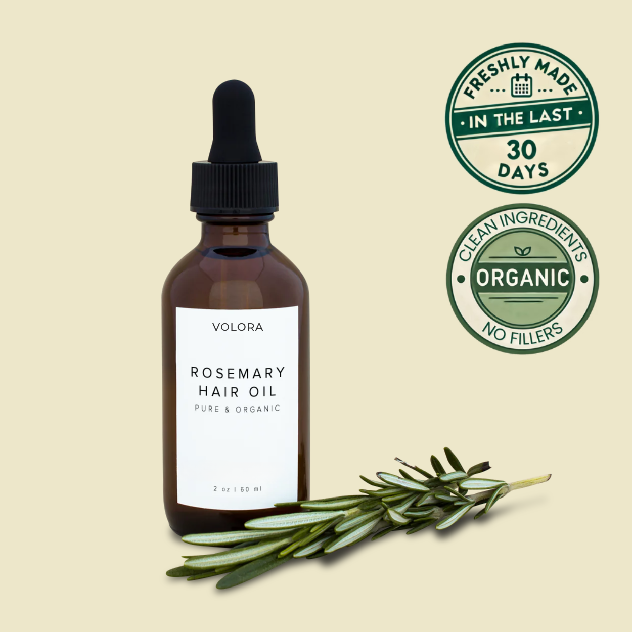 Natural Hair Growth Oil – Volora